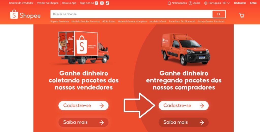 Entregador Shopee: como funciona e quanto ganha?